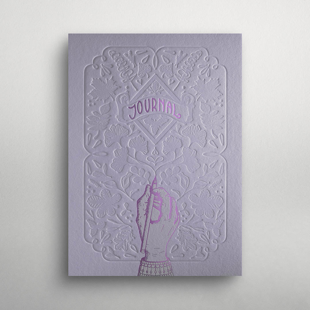 Bullet Journal Notizbuch Letterpress - Violet kaufen